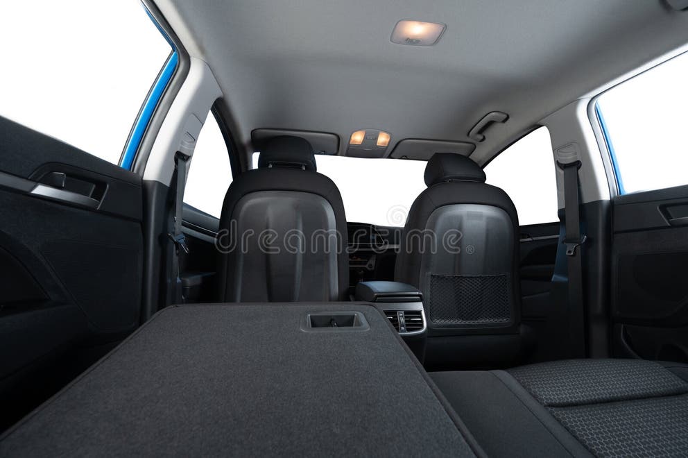 Open Back Car Seat for Extra Space Stock Photo - Image of isolated ...