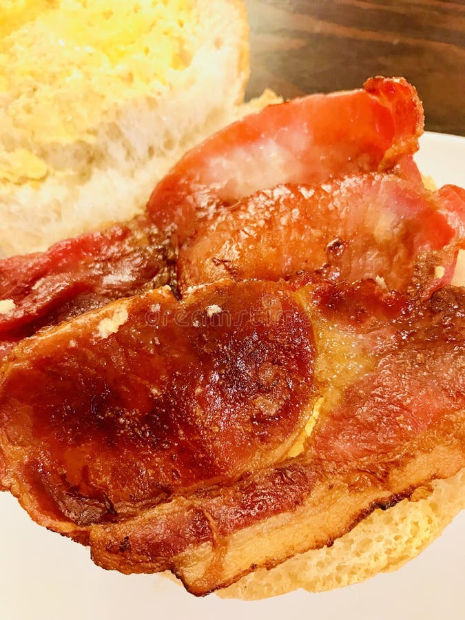 219 Bacon Sandwich Roll Bap Breakfast Stock Photos - Free & Royalty ...
