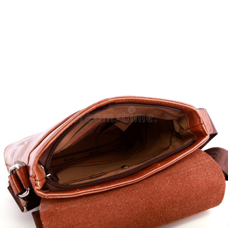 Open Bag for men stock photo. Image of leather, retro - 99750574