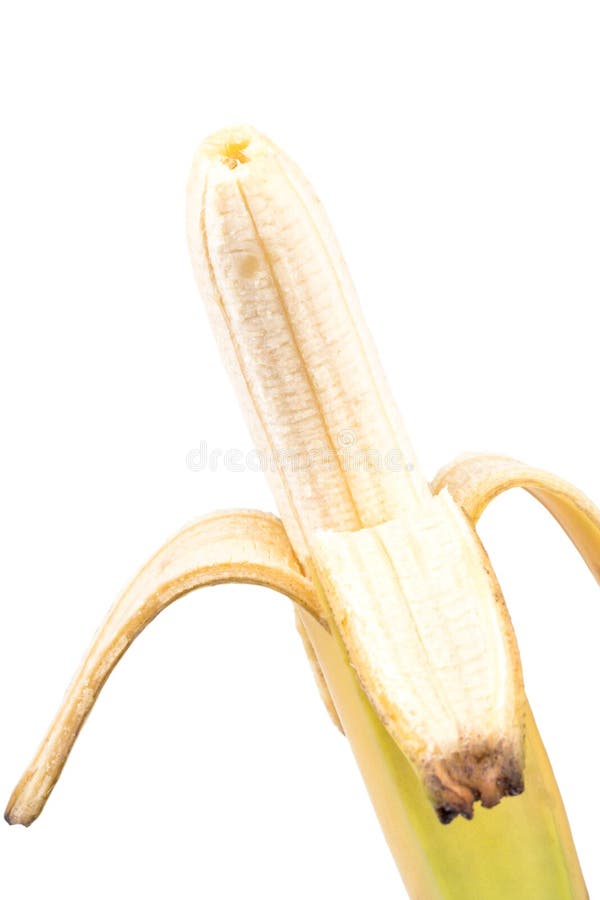 Open banana stock image. Image of vegetarian, eating - 49656015