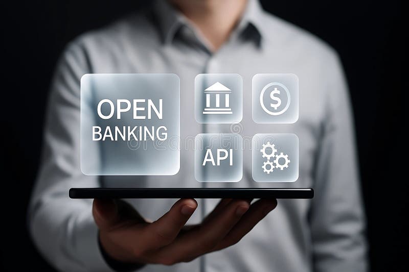 Open Banking FinTech Concept: APIs and Modern FinTech Stock ...