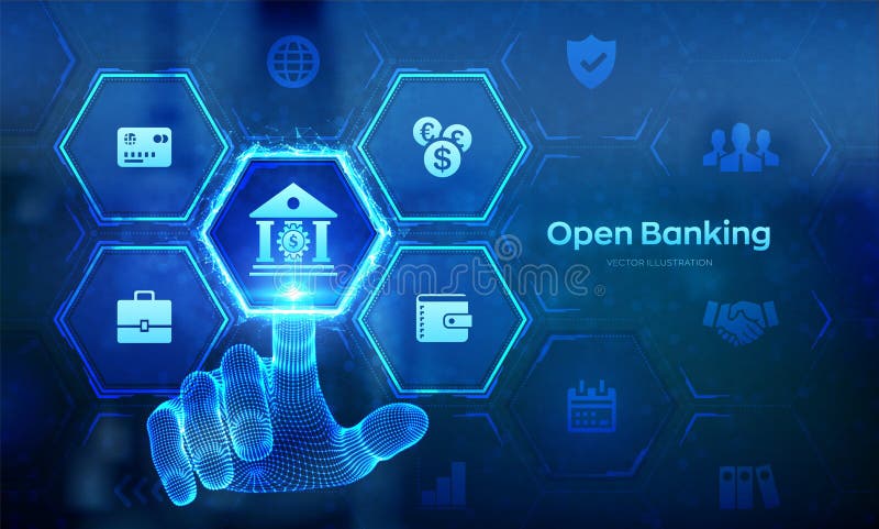 Open Banking. Banking Service. API Financial Technology. Fintech ...