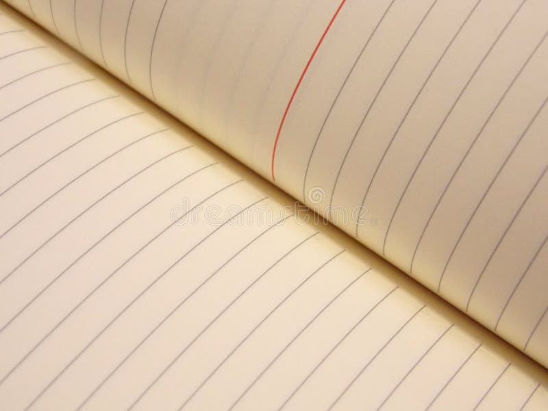 Open Beige Notebook with Lines Close Up Stock Photo - Image of space ...