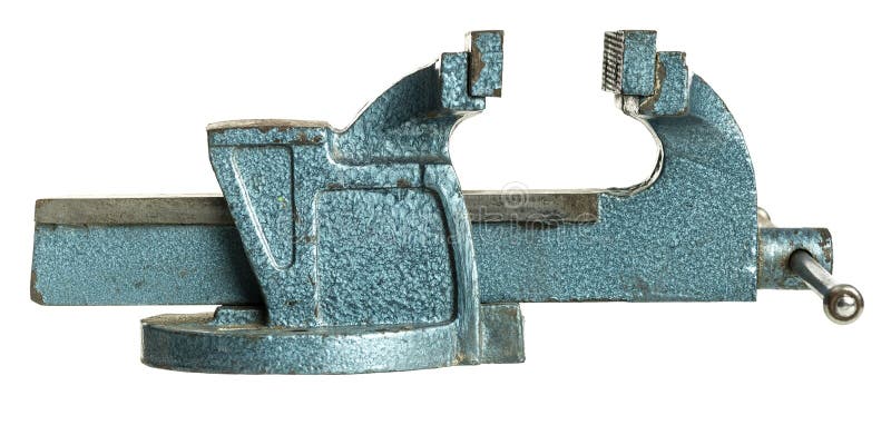 Open bench vise isolated stock image. Image of mechanic - 348653895