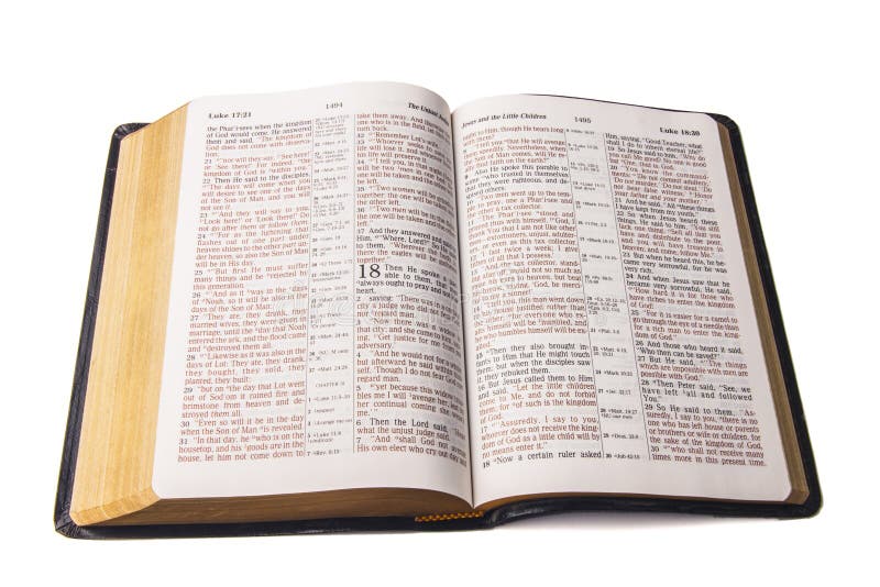 Open bible stock photo. Image of blackleatherbible, christianity - 29542656