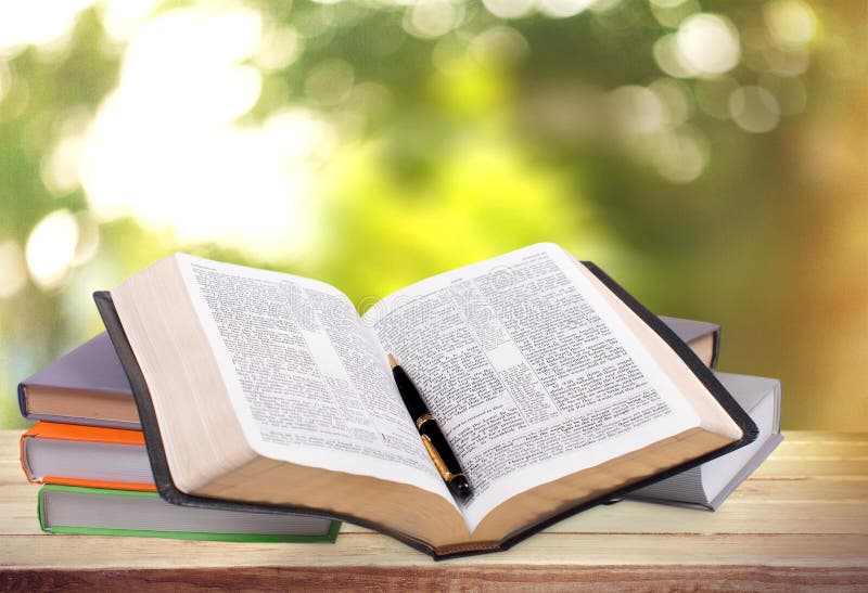 Open Bible stock photo. Image of closeup, bible, green - 62041720