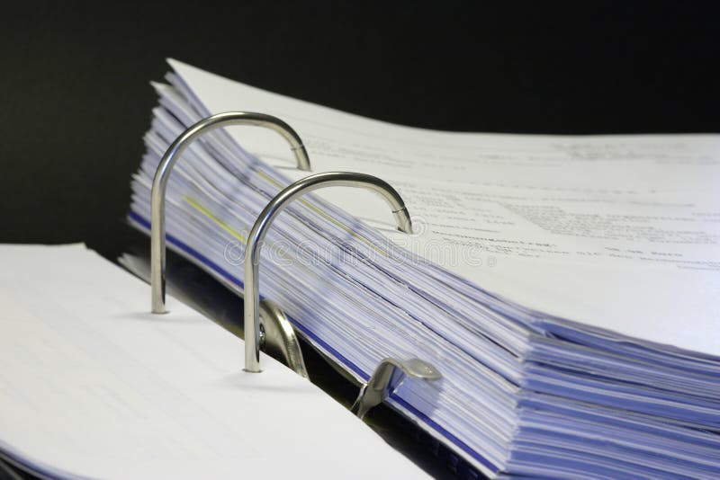 Open binder 03 stock image. Image of archiving, files, archivating - 804921