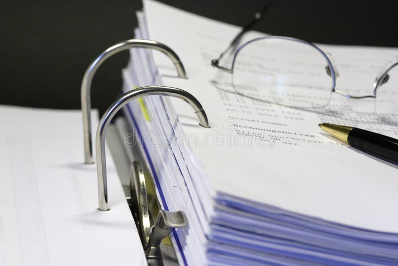 Open binder 03 stock image. Image of archiving, files, archivating - 804921