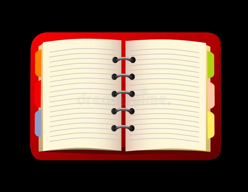 Open Binder Clip Art