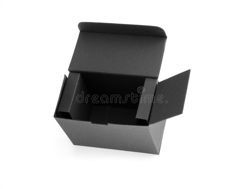 Black box stock photo. Image of empty, package, design - 18780182
