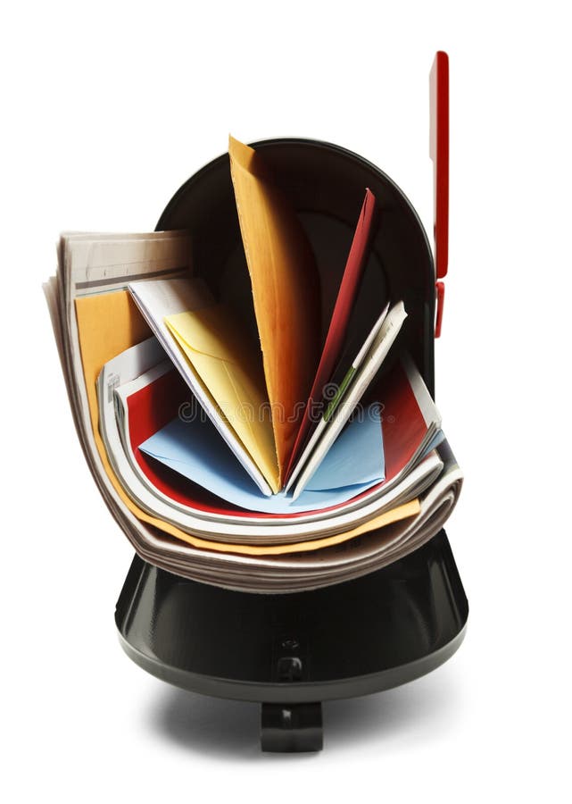 Full Mail Bag stock image. Image of letters, delivering - 45352921