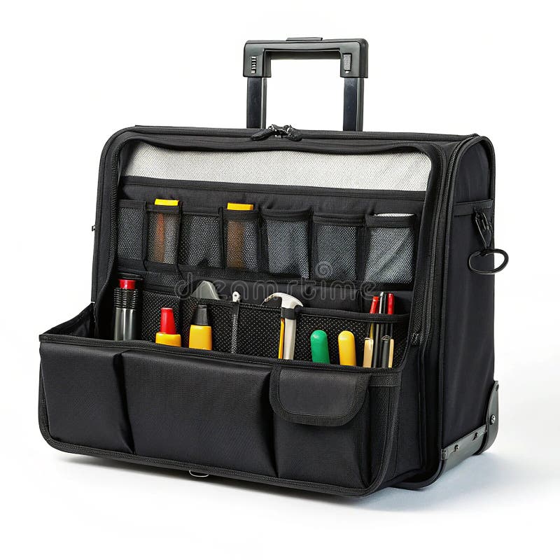 Open Black Rolling Tool Bag Stock Illustrations – 2 Open Black Rolling ...