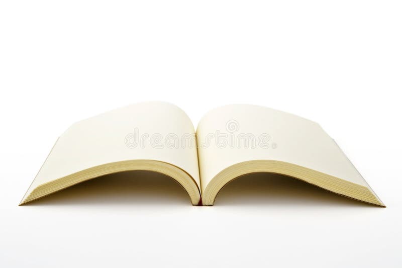 Open blank book stock photo. Image of bookmark, book - 27587112