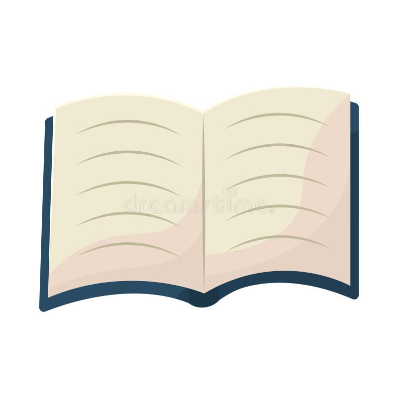 Open Blank Book Icon. Vector Stock Vector - Illustration of knowledge ...