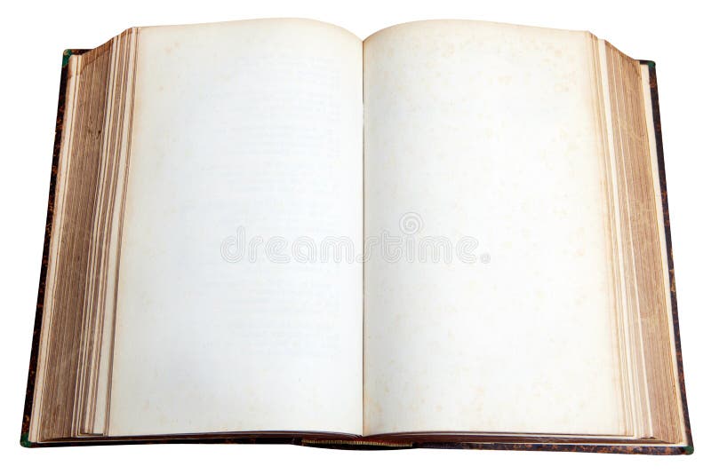 Empty Book with Pentagrams or Score. Stock Image - Image of five ...