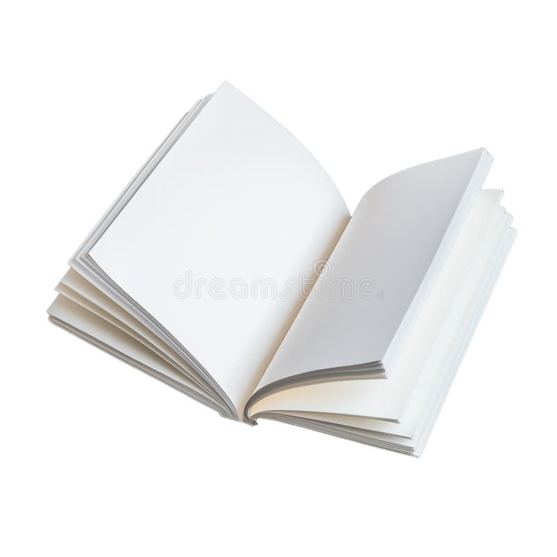Open Blank Book White Pages Transparent Background Stock Photos - Free ...