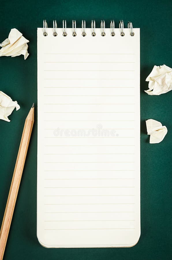 Open blank diary notebook stock image. Image of desk - 136412563