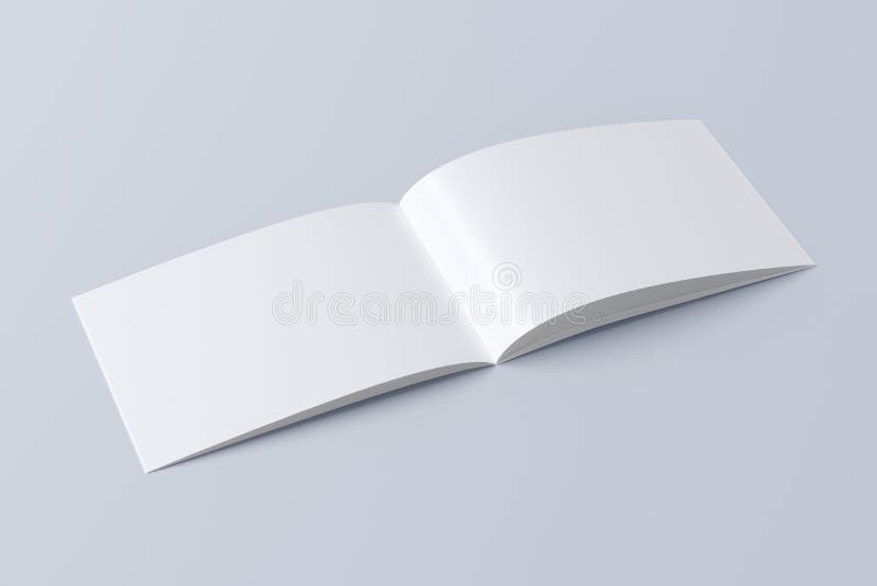 Horizontal Booklet Grunge Casual Style. Vector Illustration. Grungy ...