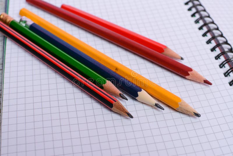 Notepad Sheet Paper Notes Study Set Vector Stock Photos - Free ...