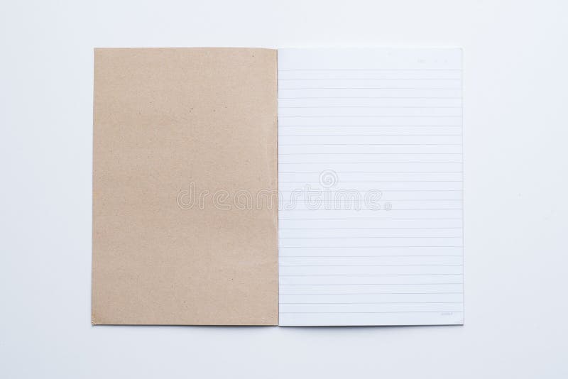 Open Blank Page notebook stock photo. Image of open, education - 79420506