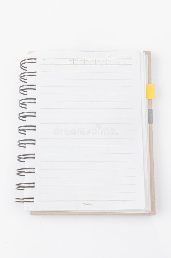Open Blank Page notebook stock photo. Image of open, isolated - 43695440