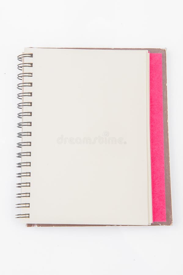Open Blank Page notebook stock photo. Image of open, notebook - 43695448