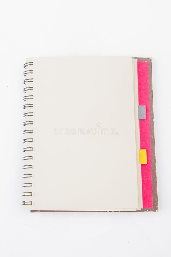 Open Blank Page notebook stock photo. Image of white - 43695552