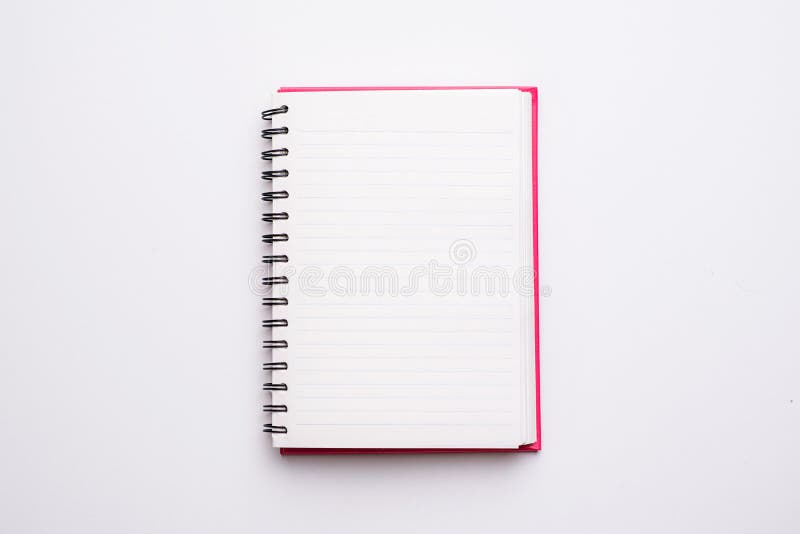 Open Blank Page notebook stock photo. Image of cover - 79419646
