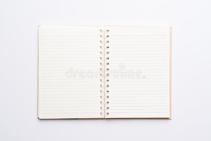 Open Blank Page notebook stock photo. Image of notebook - 79420550