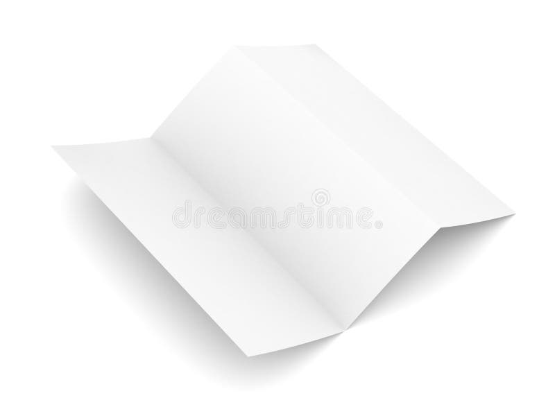 Open blank paper booklet stock photo. Image of note, school - 62347554