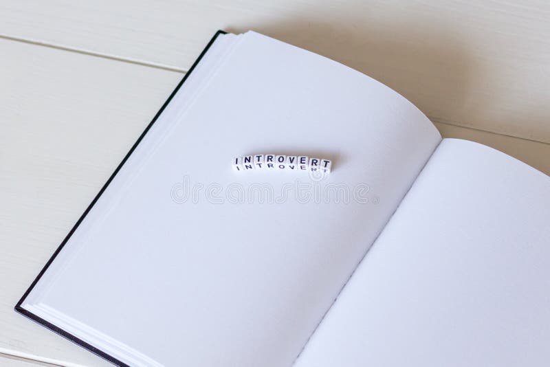 Open Blank White Notebook and Pen on the Blue Desk Stock Image - Image ...