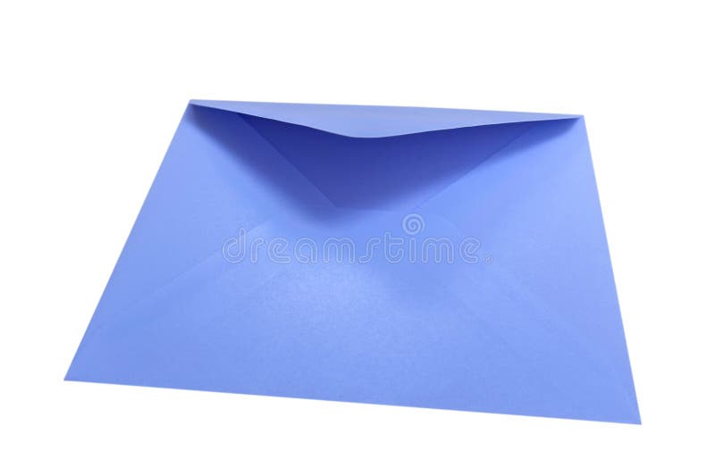Open blue envelope. stock image. Image of elegant, decoration - 108137431