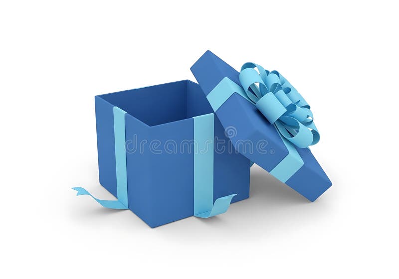 Open Present Box Blue Stock Illustrations – 5,377 Open Present Box Blue ...