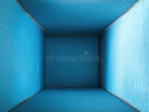 Open Blue Storage Box stock photo. Image of open, supply - 381887786