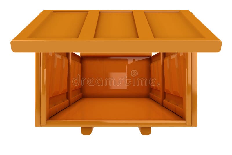 Open body truck stock illustration. Illustration of package - 13417812