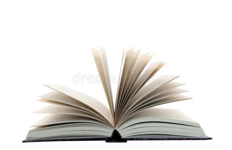 Open Boek Op Een Achtergrond Van Vlammen Stock Foto - Image of ...