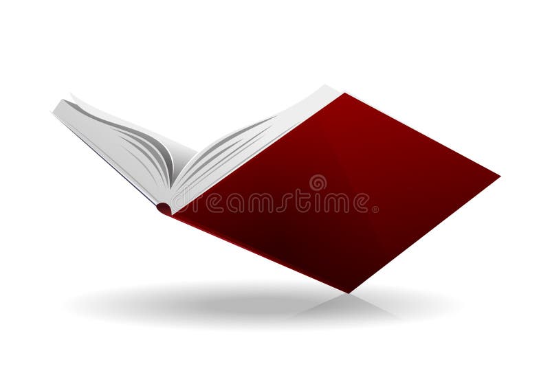 Open boek vector illustratie. Illustration of illustratie - 23526314