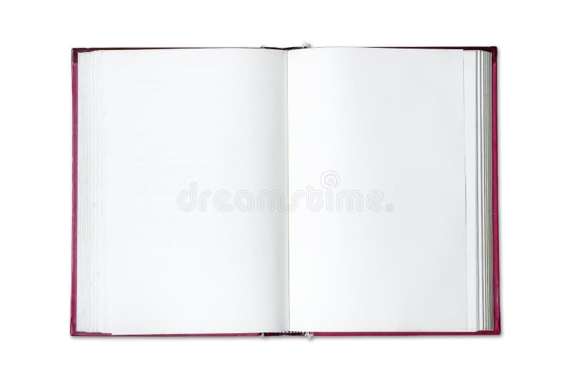 Een Open Boek Op Een Stapel Rode Boeken in De Vorm Van Een Spiraal ...