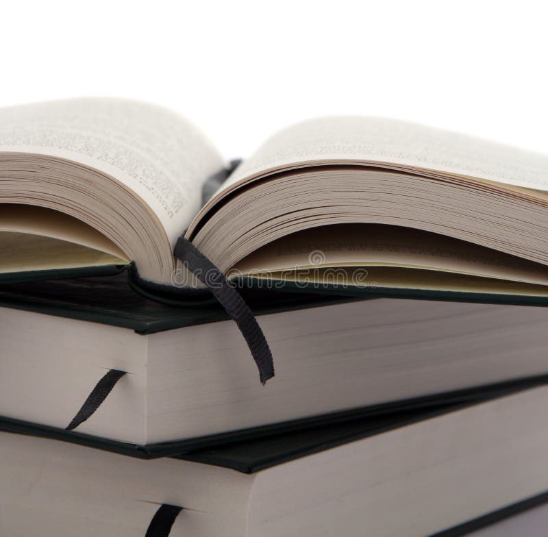 Open boek stock afbeelding. Image of geïsoleerd, dekking - 9627005