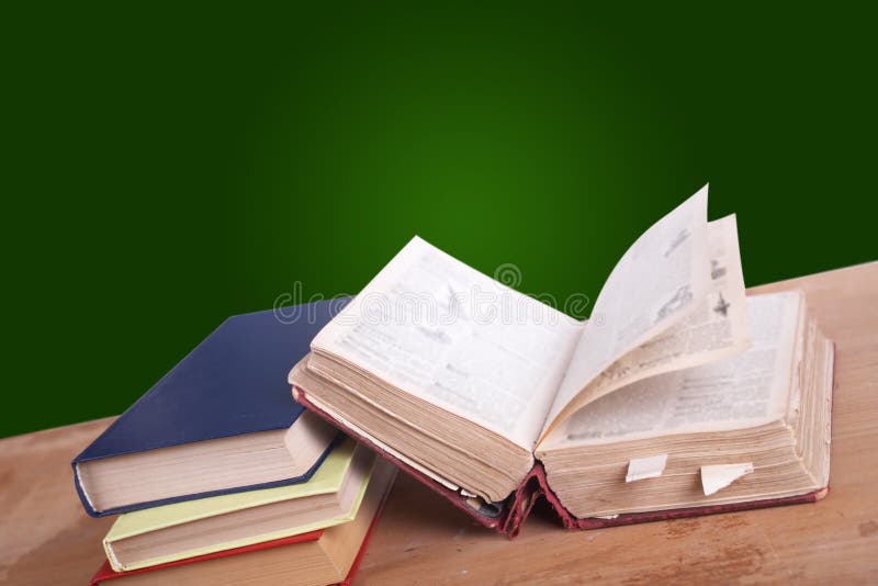 Open Book Encyclopedia. stock photo. Image of paper, concept - 25457314