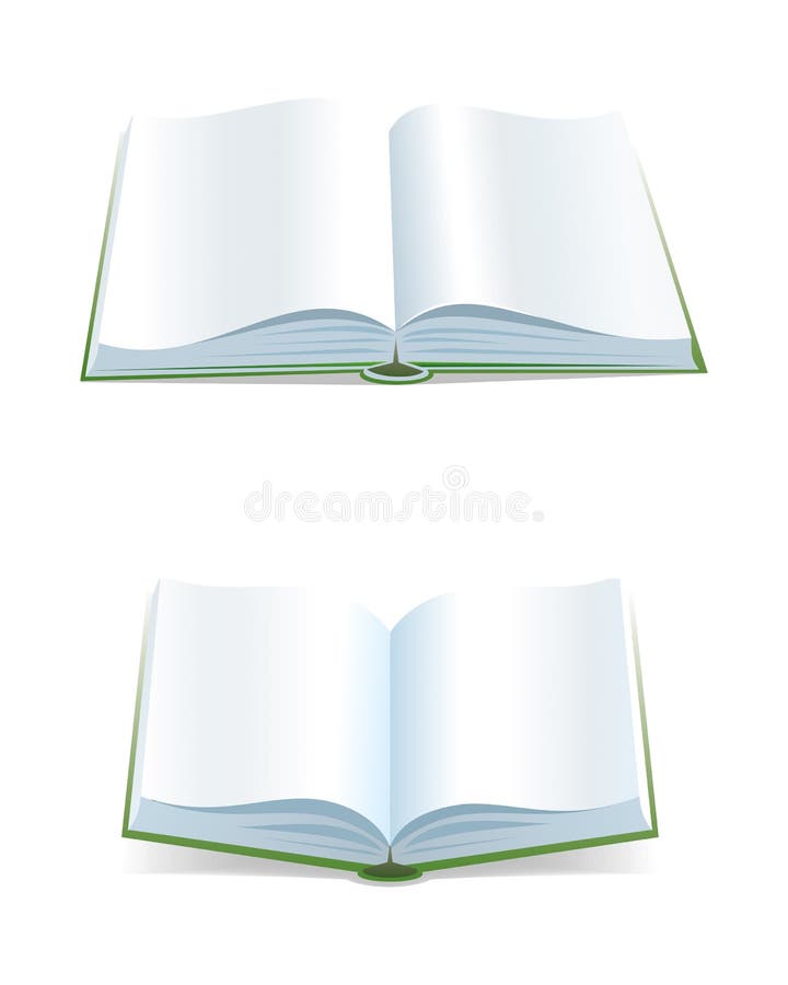 Open book stock vector. Illustration of journal, vector - 23789591