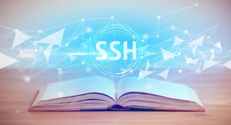 Open Book with Abbreviation Stock Photo - Image of connect, global ...