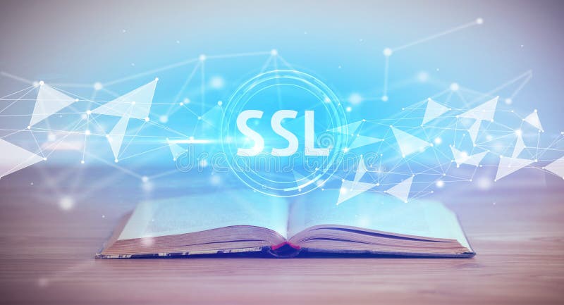 Open Book with Abbreviation Stock Image - Image of information ...