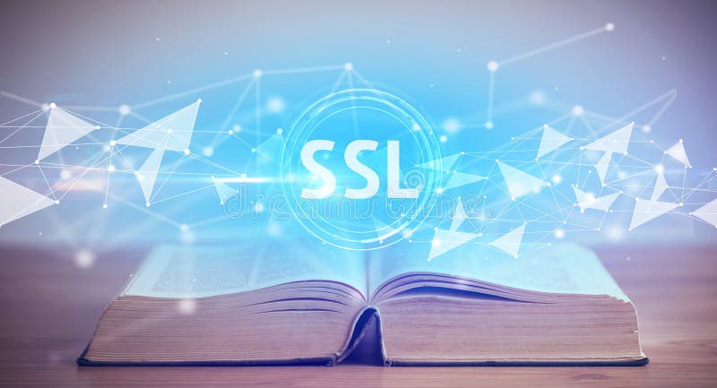 Open Book with Abbreviation Stock Image - Image of online, business ...