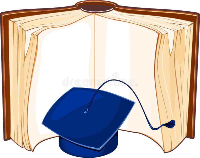 Open book stock vector. Illustration of book, graduate - 63569436