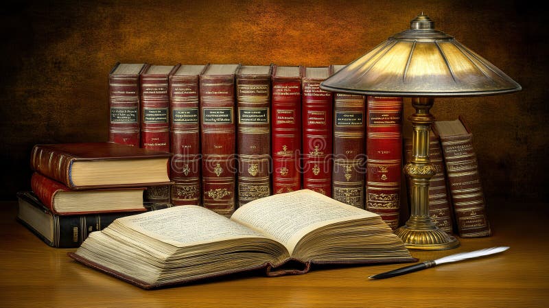 Open Book, Antique Lamp, Library, Study, Books, Knowledge, Wisdom ...