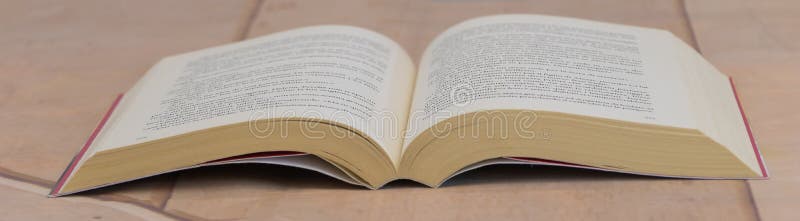 An Open Book - Banner for Your Web Site Stock Photo - Image of business ...