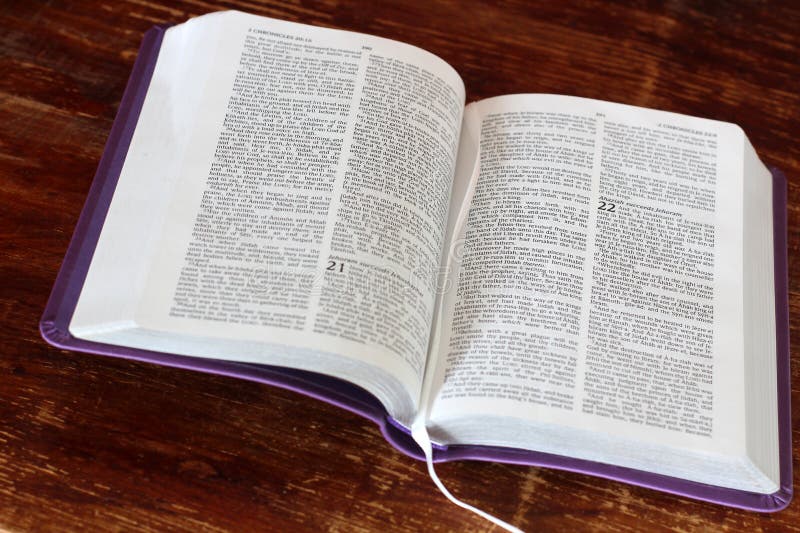 Open Book Bible. the Book of Life Stock Photo - Image of life, bible ...