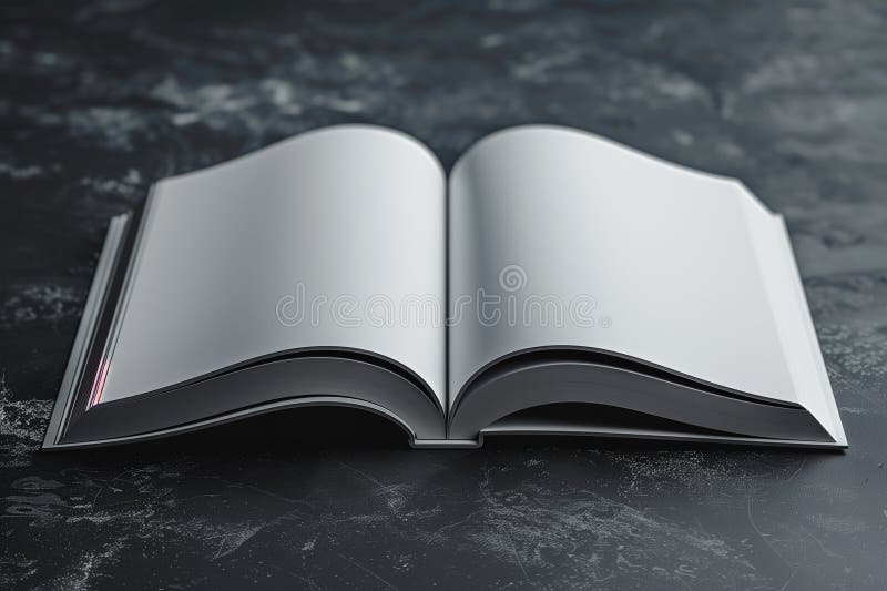 Open Book on Black Surface stock photo. Image of college - 318688078