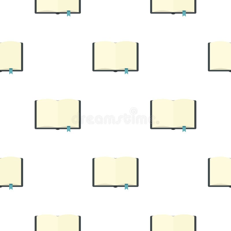 Open Book Bookmark Pattern Seamless Stock Illustrations – 152 Open Book Bookmark Pattern ...